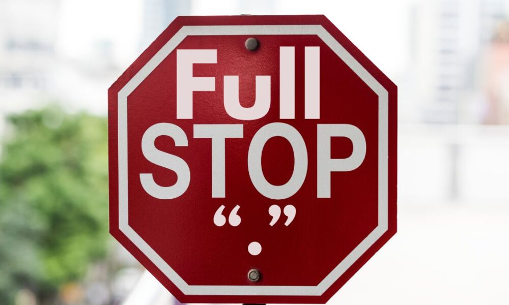 Understanding Full Stop ".": The Importance of Punctuation in